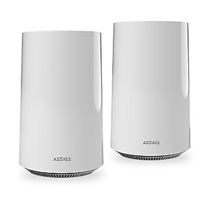 AZORES WiFi 6 Whole Home Mesh WiFi System Wireless Router AX1500-2 Pack, 4 Gigabit LAN Ports, Dual Band AX Router, Beamforming, OFDMA, MU-MIMO, Parental Controls