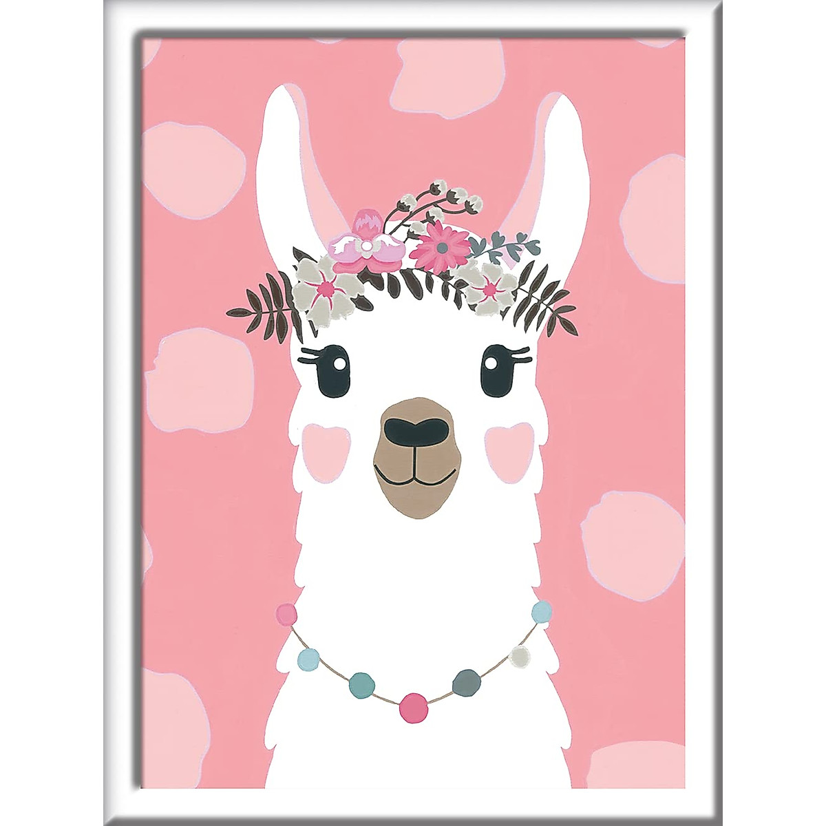 Ravensburger CreArt No Drama Llama Paint by Numbers Kit for Kids - Painting Arts and Crafts for Ages 7 and Up