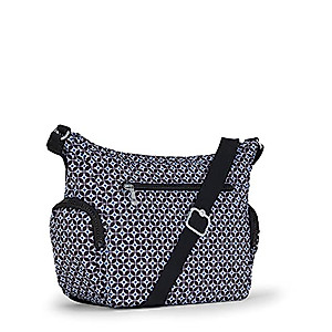 Kipling Gabbie Small Printed Crossbody Bag Blackish Tile