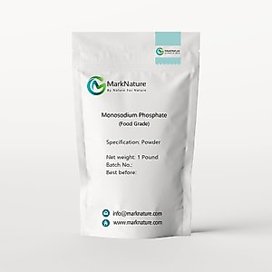 MarkNature Monosodium Phosphate,Sodium dihydrogen Phosphate,MSP Food Grade (1 Pound)