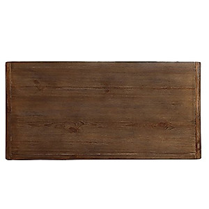 BOWERY HILL Contemporary Counter Height Wood Dining Table in Natural