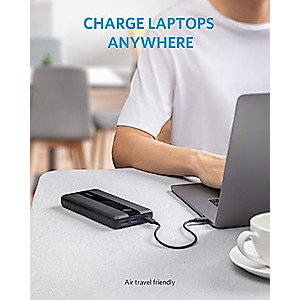 Anker Portable Charger, PowerCore III Elite 19200 60W Power Bank Bundle with 65W PD Wall Charger for USB C MacBook Air/Pro/Dell XPS, iPad Pro, iPhone 12/11/mini/Pro and More