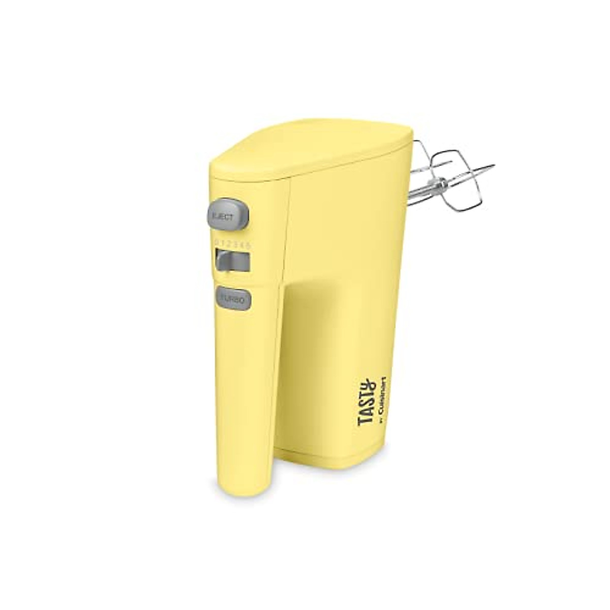 Tasty by Cuisinart Hand Mixer, Yellow, 7.59"(L) x 3.4"(W) x 6.33"(H)