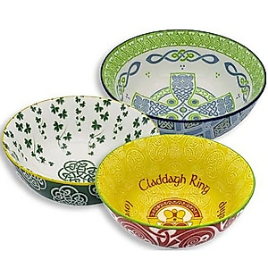 Royal Tara Irish Celtic Bowl Bone China Colorful Ceramic Bowls Set
