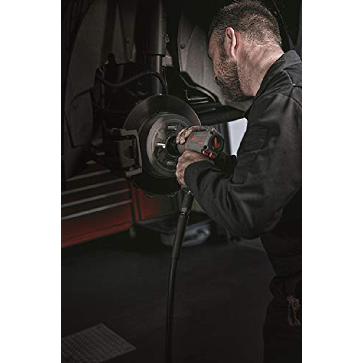 Ingersoll Rand 2235TiMAX 1/2” Drive Air Impact Wrench – Lightweight 4.6 lb Design, Powerful Torque Output Up to 1,350 ft-lbs, Titanium Hammer Case, Max Control, Gray