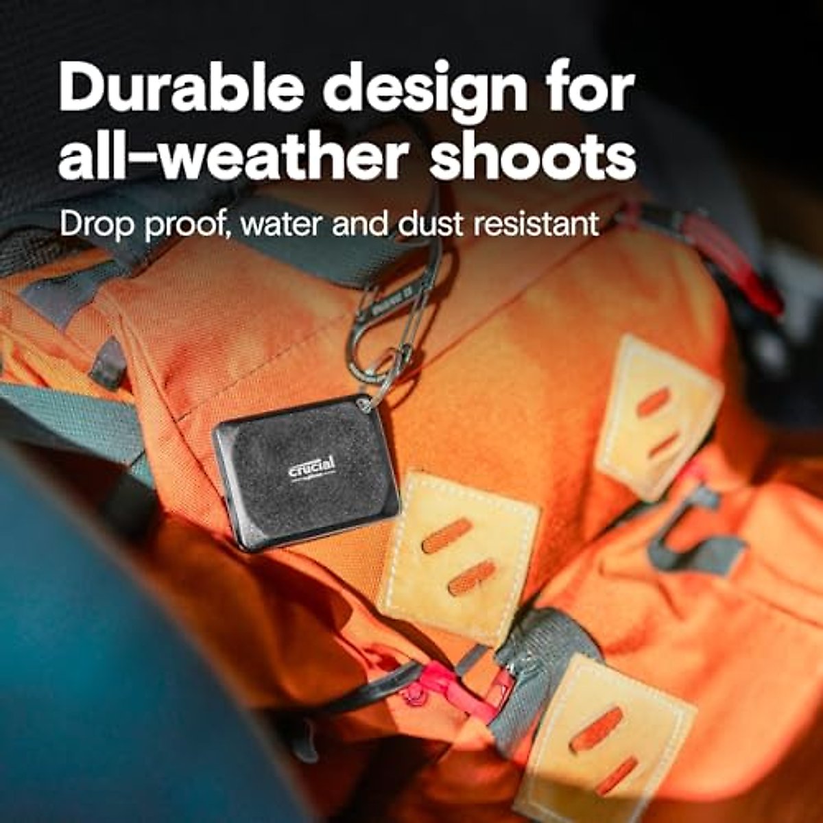 Crucial X10 Pro 1TB Portable SSD – Up to 2100MB/s Read, 2000MB/s Write Compact Storage for videographers, Photographers, and Gamers, USB 3.2 – External Solid State Drive