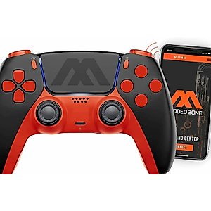 MODDEDZONE MZ SMART Rapid Fire Controller Compatible with PS5 Custom Modded Controller all shooter games & more