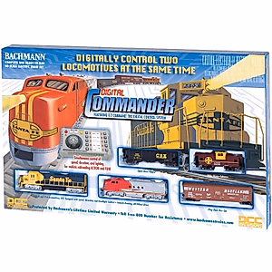 Bachmann Trains - Digital Commander DCC Equipped Ready To Run Electric Train Set - HO Scale