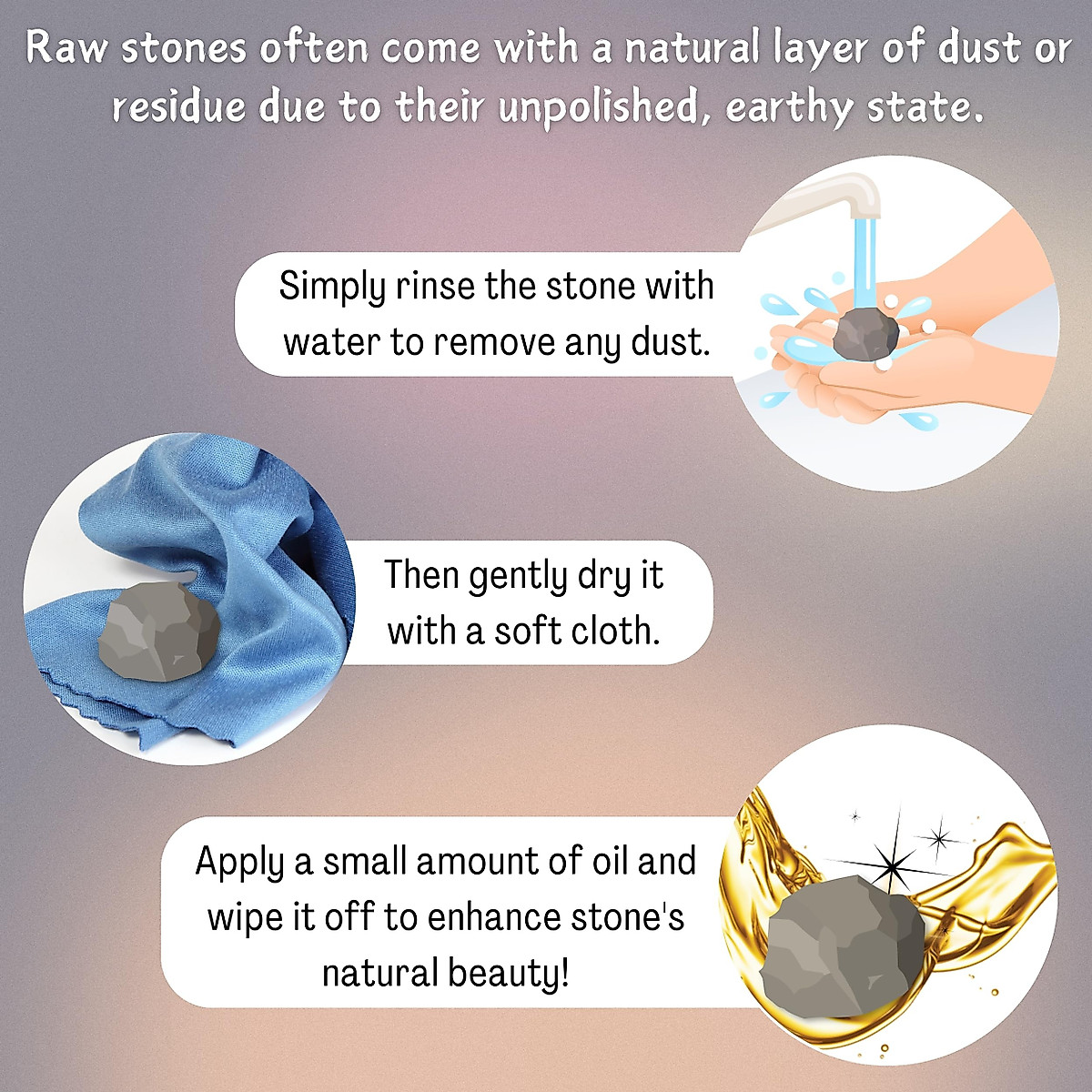 2 Pieces Black Tourmaline Raw Crystals and Healing Stones, Natural Rocks for Tumbling and DIY Raw Stones and Crystals