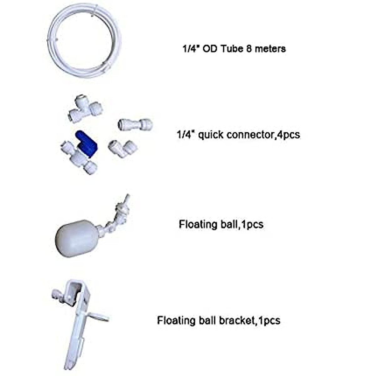 Malida Auto Water Filler Power Free Water Level Controller Auto-top-Off Automatic Marine Aquarium Water Changer with Float Valve, Vacuum Water Flow Regulator and Controller Perfect for Adding Water.