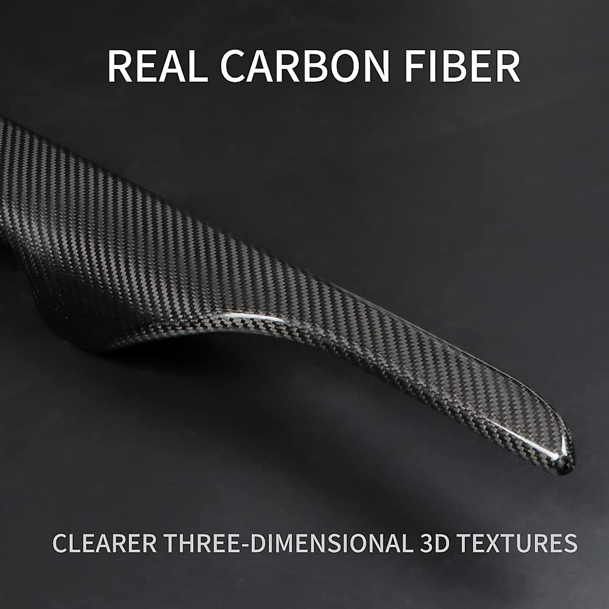 JSWAN Real Carbon Fiber Center Consoles Gear Shift Frame Side Cover Fit for Toyota Supra GR A90 MK5 Gear Shift Panel Trim Sticker Central Control Dashboard Cover