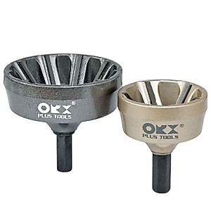 ORXPLUS Tools 2 PCS Deburring External Chamfer Tool, Tungsten Blade, Deburring Drill Bit, Remove Burr Tools