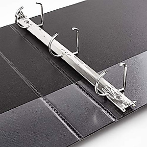 Avery Durable View 3 Ring Binder, 1-1/2 Inch Slant Rings, 1 Black Binder (17021)