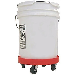 Bucket Dolly Heavy Duty Smooth Rolling Cart for Five Gallon Buckets