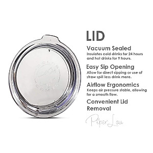 Piper Lou | This is Probably Tito's, Stainless Steel Insulated Tumbler with Lid - Royal | 20 Oz.