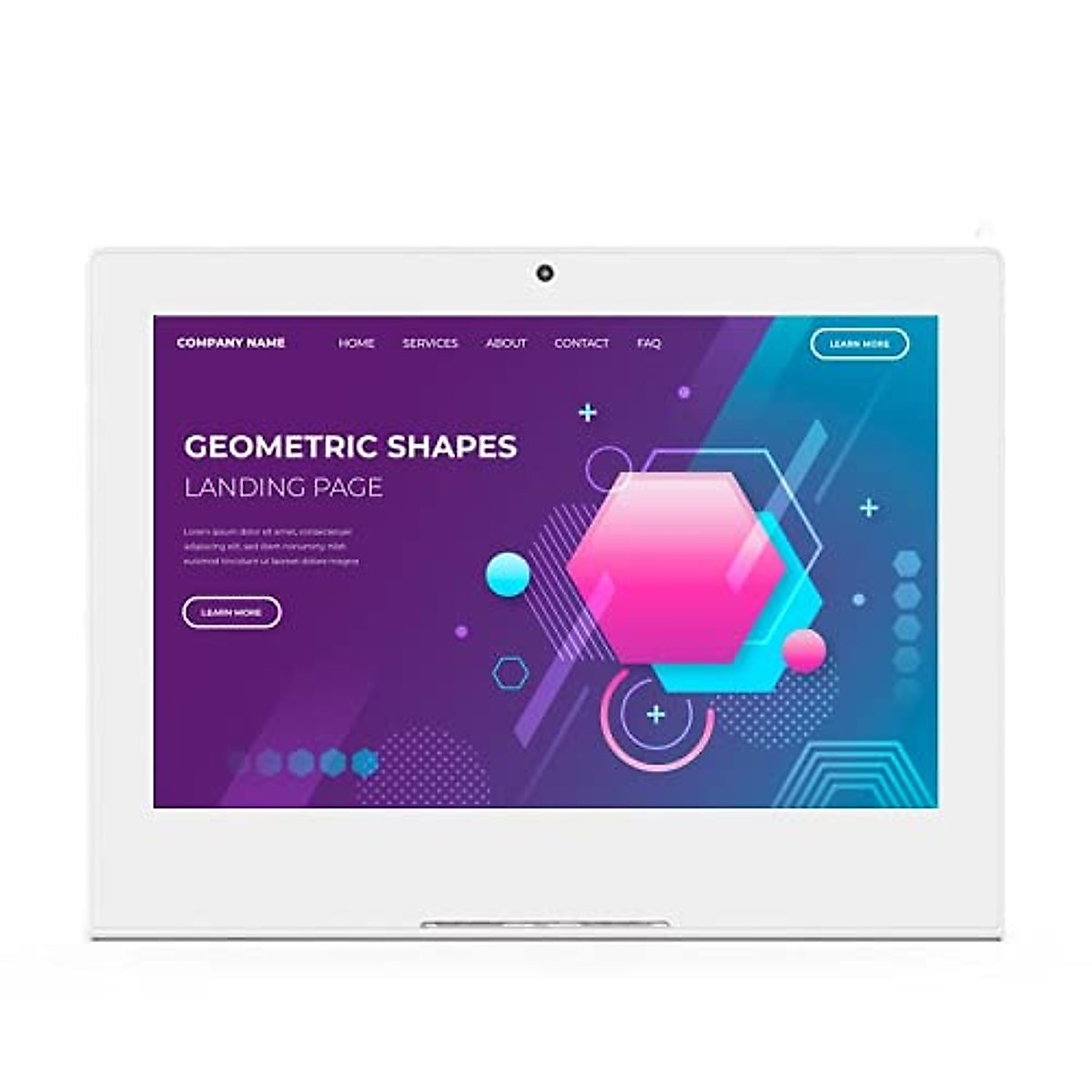 RAYPODO 10.1 inch L Shape Android 9.0 Tablet PC with RK3399 Chipset