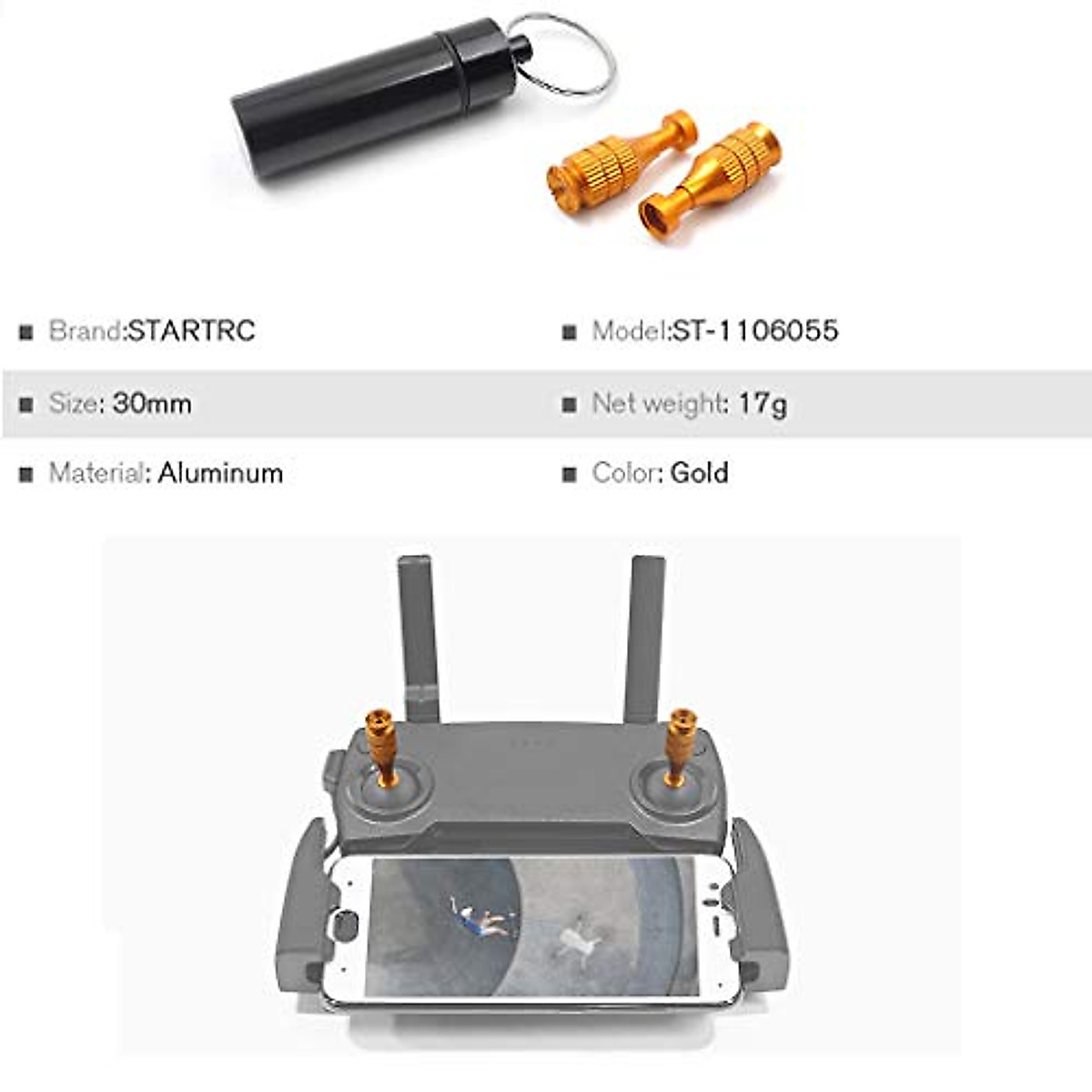 Alloy Pair Control Adjustable Mini Mavic Rocker for Thumb Remote Stick 1 Camera Drone Accessories Drone Accessories