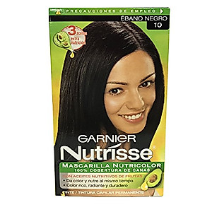 Garnier Nutrisse Hair Color #10 Black Ebony