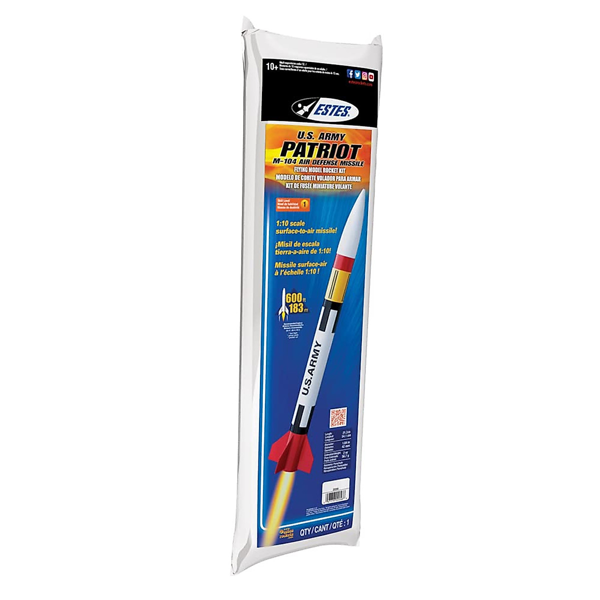 Estes 2056 U.S. Army Patriot Flying Model Rocket Kit