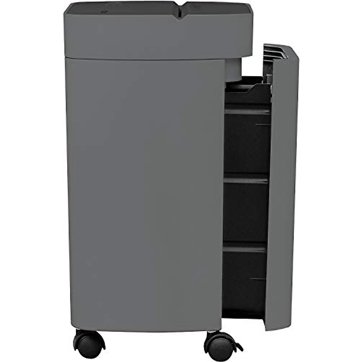Boxis Nanoshred 10-Sheet Nanocut Paper Shredder (Gun Metal) - Includes Samples of Shredcare Lubricant Sheet and Waste Liner…