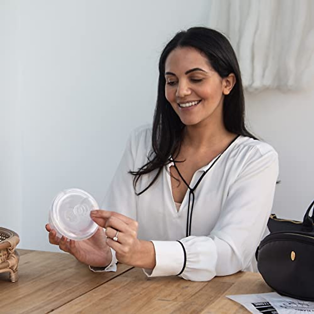 Flange Inserts for Breast Pumps; Convert 24mm Flange to 17mm; Medela, Spectra, Elvie Stride, Willow Go, Momcozy, Mom Cozy, Ainsir, Iapoy, Hygeia, Mommed, Motif, Tsrete, Ikare, Zomee (2pcs, 17mm)