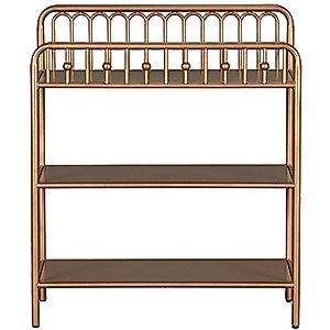 Little Seeds Monarch Hill Ivy Metal Changing Table, Gold