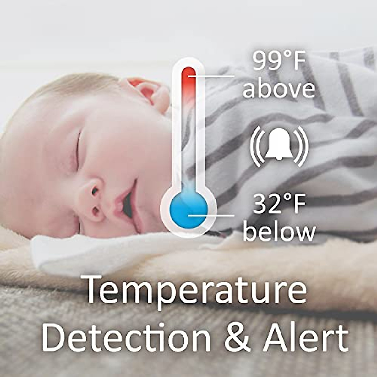 AXVUE Video Baby Monitor, Comfortable Slim Design Handheld Enclosure, 4.3" Screen Monitor & 2 Camera, Range up to 1000ft, 12 Hour Battery Life, 2-Way Talk, Night Vision, Temperature Monitor, No WiFi.