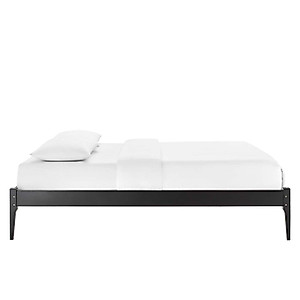 Modway MOD-6244-BLK June Twin Wood Platform Bed Frame, Black