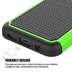 SYONER Galaxy S7 Case, [Shockproof] Defender Protective Phone Case Cover for Samsung Galaxy S7 (5.1", 2016) [Green]