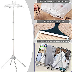 GIPOBUY T Shirt Display Stand Clothing Display Rack, Portable Adjustable Pant Display Rack Shirt Racks Jersey Hanger Stand, Shoulder Stand For Retail, Vendors, Boutique,Trade Shows, Events
