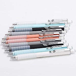 LoveBB 10 Pcs Fine Point Ballpoint Pens 0.5mm Black Ink Smooth Writing Pens Ball Point Pen for Office Worker, Student