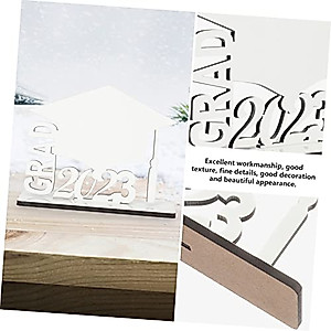 Abaodam 3pcs Picture Supply Decor Desktop of Graduates Congrats Mdf Wood Personalized Room Transfer Memorial Grad Wooden Sublimation Frame Frames Hardboard Photo Blanks