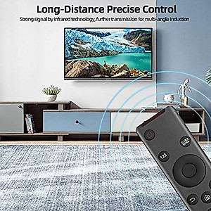 Gvirtue Universal Remote Control Support Samsung 2K 4K 8K 3D HD UHD Curved LED QLED Smart TVs and Old TVs BN59-01259B/D/E BN59-01241A /60A/66A UN32/40/43/49/50/55/58/65/75 KS/KU/MU 6/7/8/9 Series