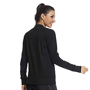JEYONG Women's Zip Front Warm-Up Jacket