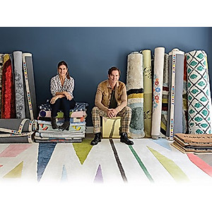 Novogratz by Momeni Aloha Collection Welcome Doormat, Multi, 1'6" x 2'6", Multicolor, 1'-6" x 2'-6"