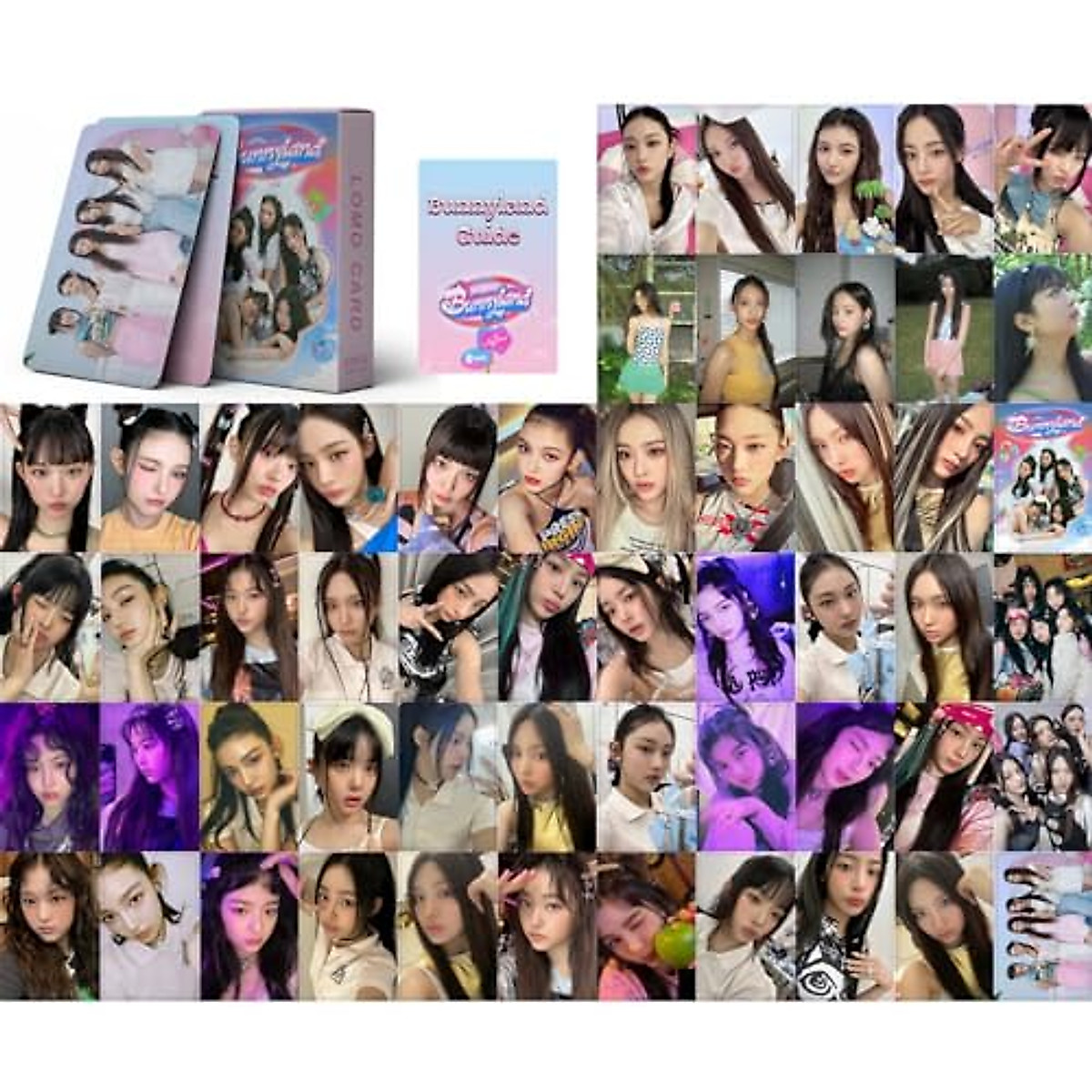 YFAIYJ 6 Boxes/330Pcs NewJeans Photocards KPOP New Jeans Merchandise Lomo Card Set Gift