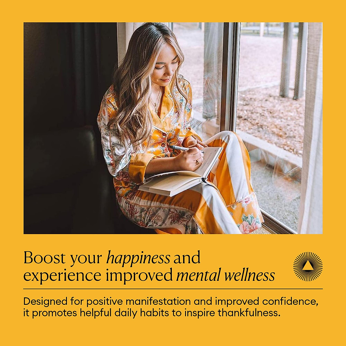 Mindful Moment Bundle - Five Minute Gratitude Journal and 5-Minute Hourglass Sand Timer