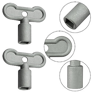 Aulpq 5/16 in Sillcock Key, 80132, Water Key, Water Spigot Key, Water Shut Off Key, Outdoor Faucet Handle,-4 Pcs.