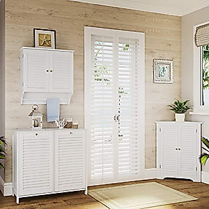 Ellsworth Double Tilt-Out Laundry Hamper, White