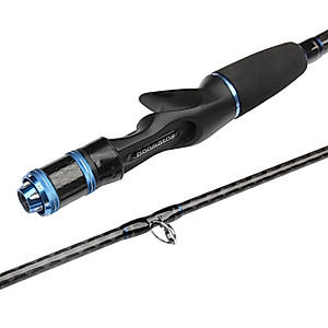 Rosewood Slow Jigging Fishing Rods,2 Pieces Trolling Boat Rods, 1.95m 5/5 Lengths & Actions- Casting, X High Carbon for Saltwater Sea Baitcasting Fishing