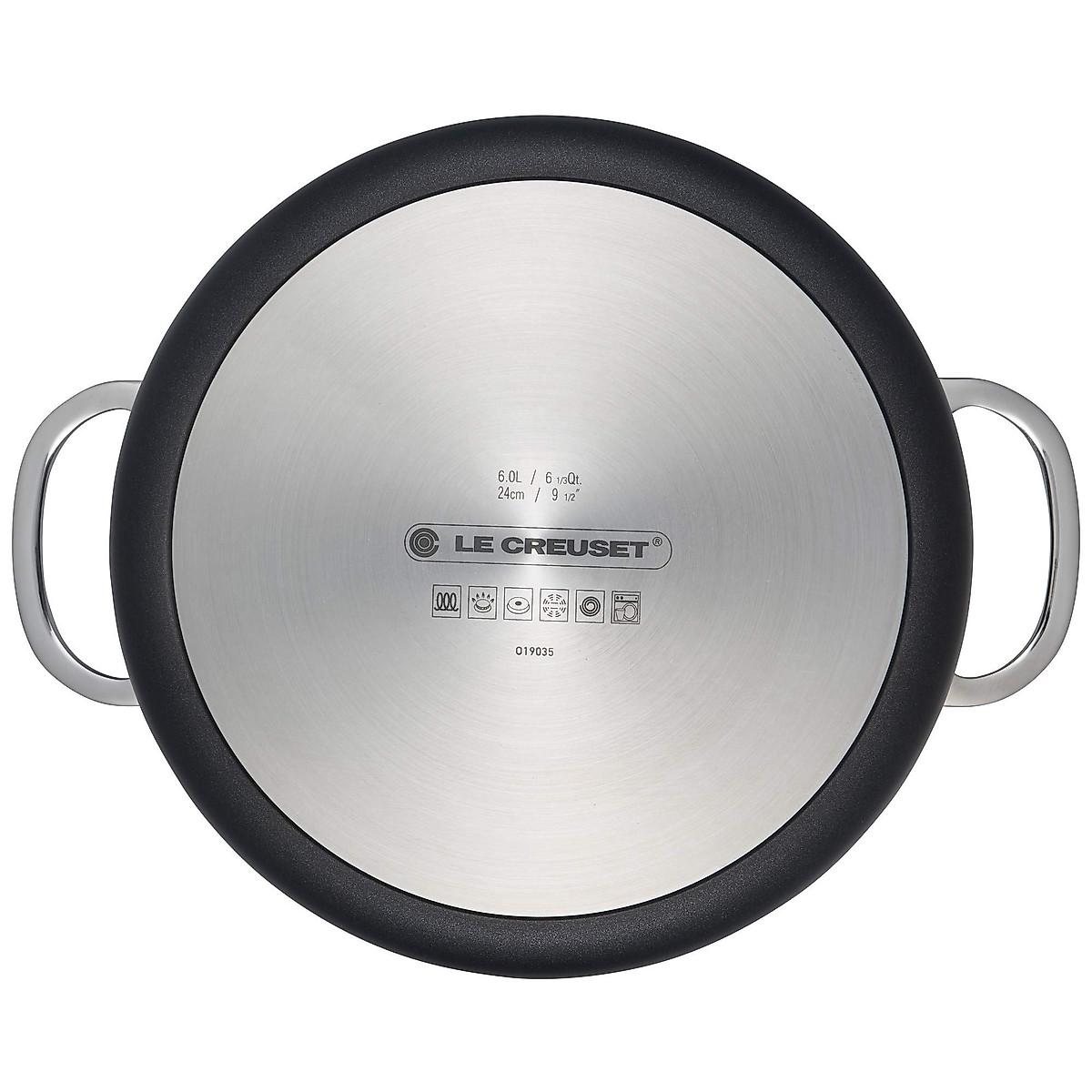 Le Creuset Toughened Nonstick PRO Stockpot With Glass Lid, 6.3 qt.