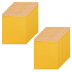 Acrux7 Bubble Mailers, 25 Pack Padded Envelopes 10x13 Inch, Self Seal Bubble Envelopes for Shipping and Packaging, Safely Ship Books