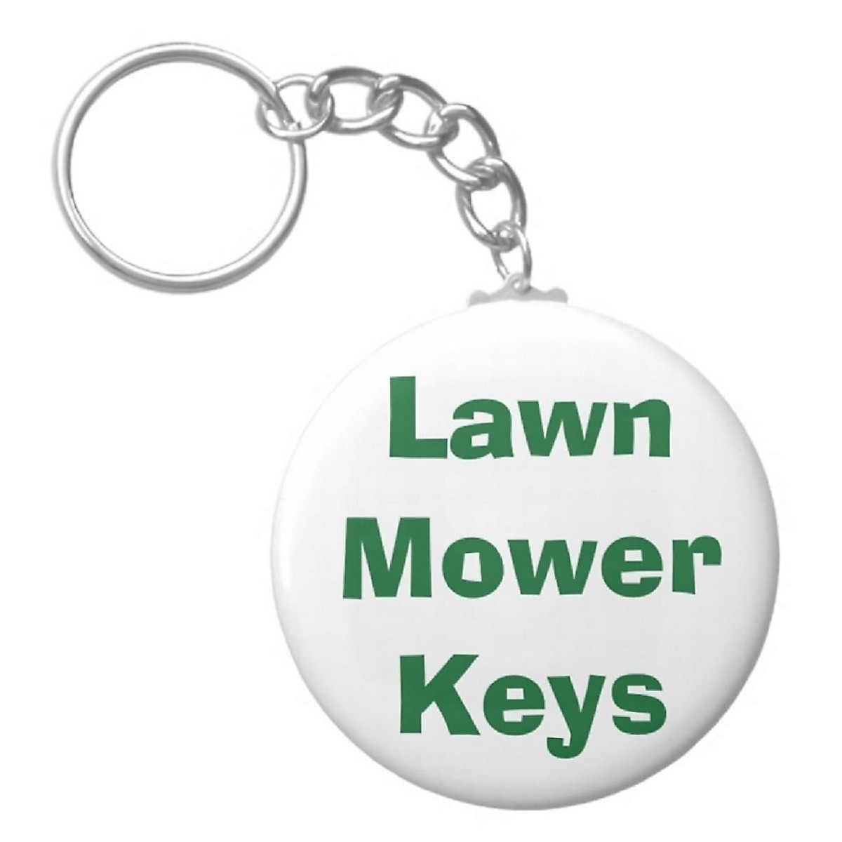 A&T Designs Lawn Mower Keys 2.25” Keychain Mowing