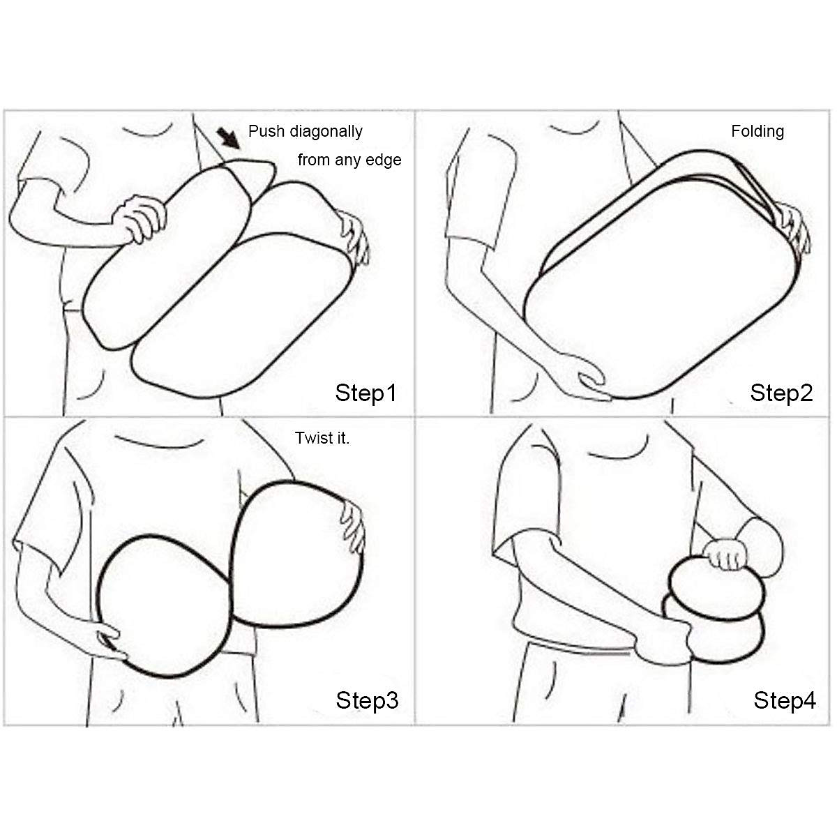 Buenod 2 Packs Mesh Pop up Laundry Hamper (Black) with Portable Handles, Collapsible for Storage, Foldable Pop-Up Laundry Bags for Kids Room, College Dorm or Travel