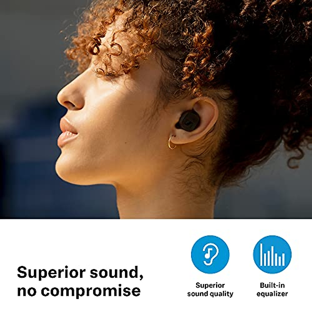 Sennheiser CX True Wireless Earbuds - Bluetooth in-Ear Headphones for Music and Calls with Passive Noise Cancellation, Customizable Touch Controls, and 27-Hour Battery Life, White (Renewed)
