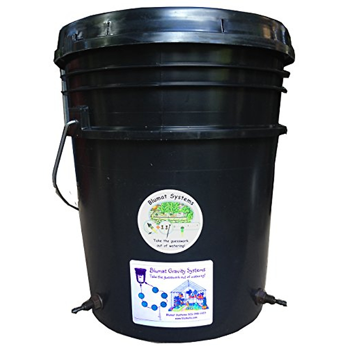 Blumat Drip System - 12 Pack Medium Deluxe Kit with Reservoir - Smart Automatic Watering System, Great for Vacation, Made in Austria