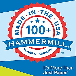 Hammermill 3-Ream Pack Copy Plus Multipurpose Fax Laser Inkjet Printer Paper, 8 1/2" x 11" Letter Size, 92 Bright White, 20 lb. Acid Free, ColorLok, 99.99% Jam Free