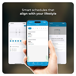 Cielo Smart Thermostat Eco | Energy Star Certified Thermostat | Supports Conventional Systems up to (2H/2C) & Heat Pumps (4H/2C) | Free C-Wire Adapter in Box | NOT for Mini Split Systems | (White)