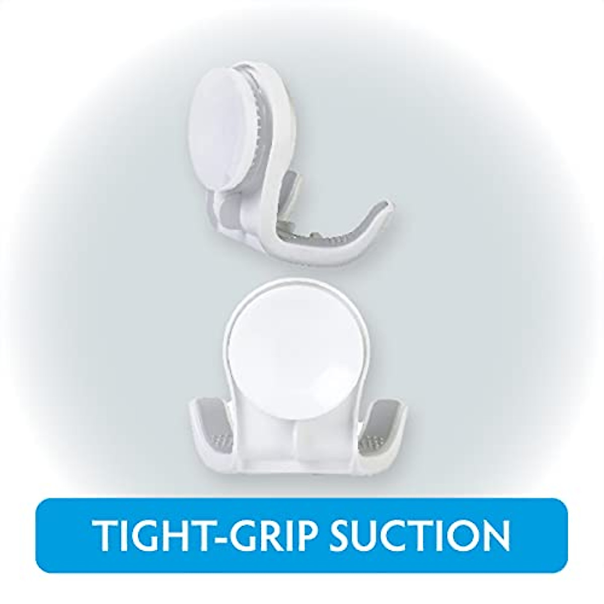 SlipX Solutions On The Dot Power Lock Suction Cup Hook, Razor Holder & Phone Cradle (Perfect for Shower & Mirror, Holds 11 lbs)