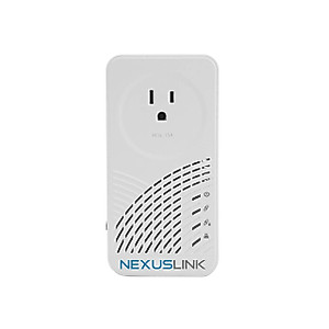 Nexus Link Wave 2 G.hn Powerline Adapter | Pass-Through Outlet | 2000 Mbps I Single Device (GPL-2000PT)